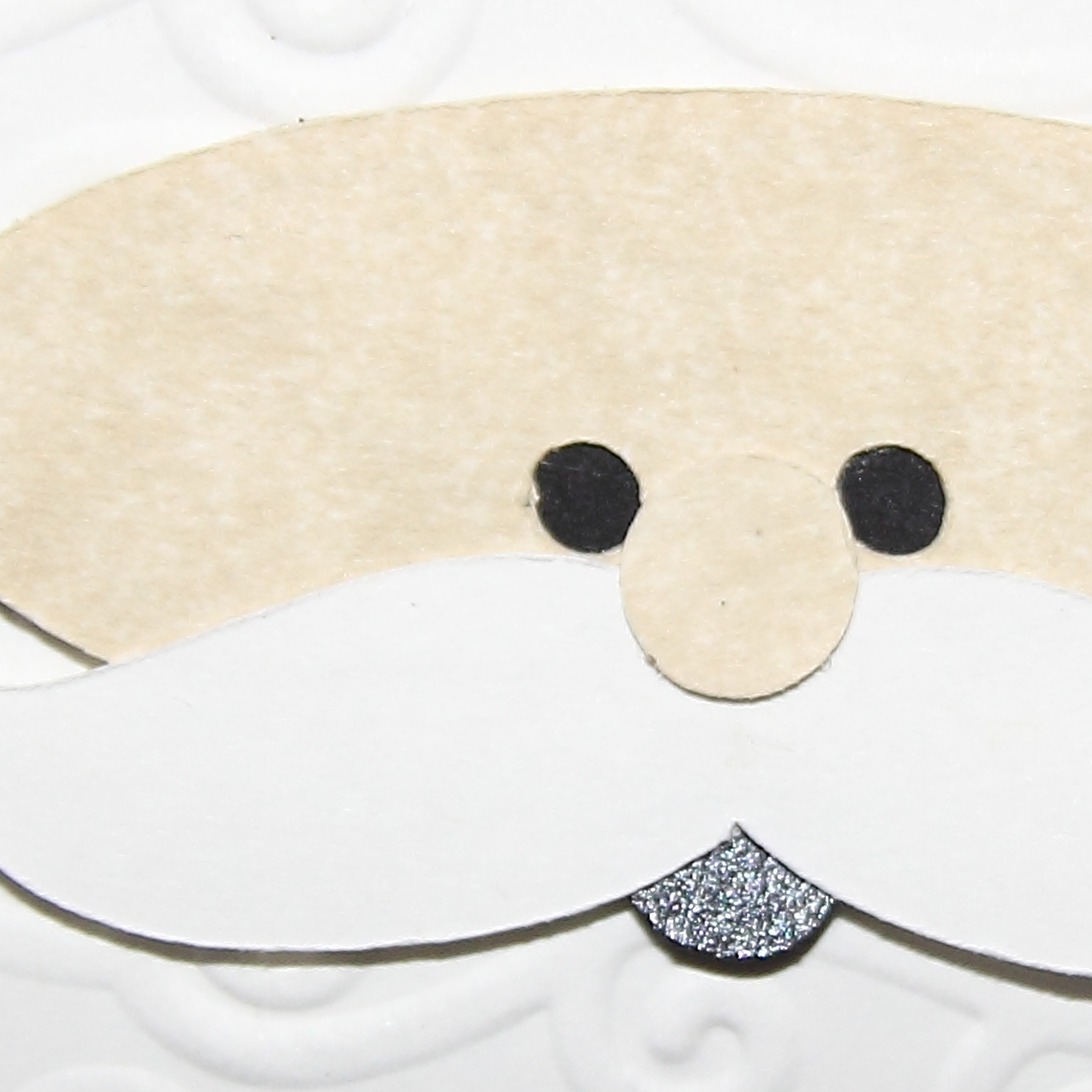 3D Paper Santa Ornament - Krista's Paper Cafe